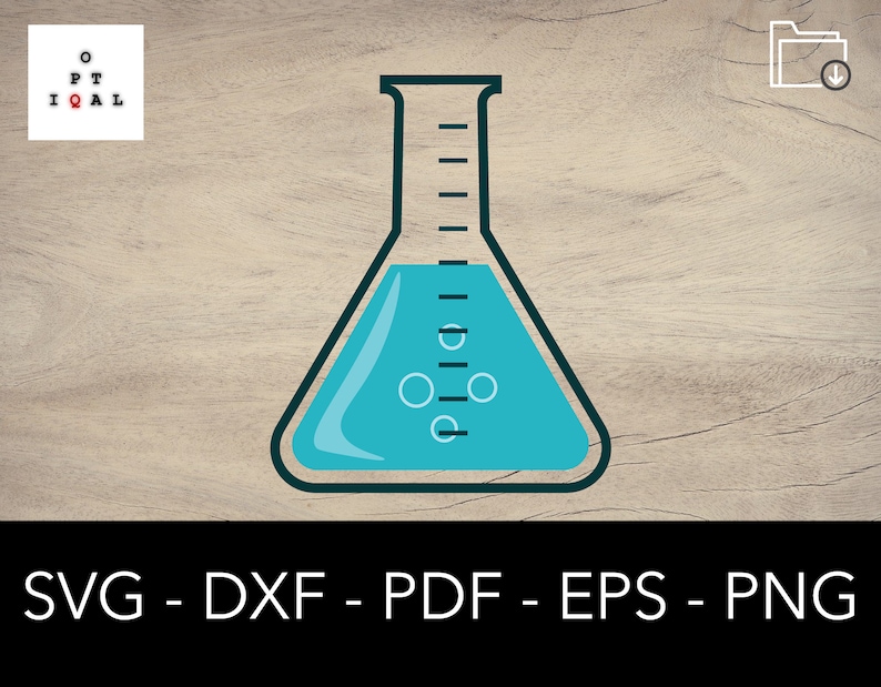 Chemistry Svg Beaker Png School Clipart Teacher - Etsy