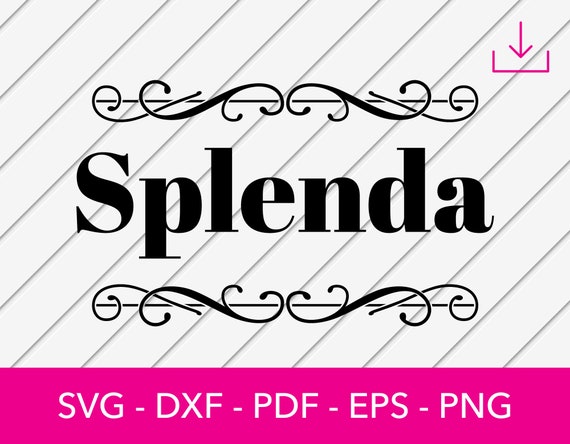 Splenda Label Svg Splenda Logo Svg Splenda Svg Kitchen Svg | Etsy