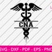 CNA Svg, Certified Nursing Assistant Svg, Medical Clipart, Caduceus ...