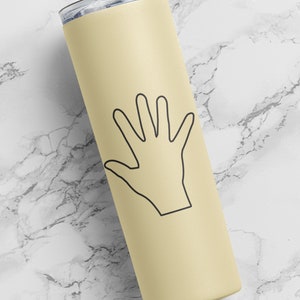 Hand Print Svg, Handprint Vector, Stop Sign - Vector, Decal, Clipart ...