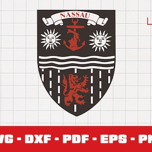 Bahamas Svg, Bahamas Flag, Seal of Bahama Clipart, Nassau, Crest, Badge ...