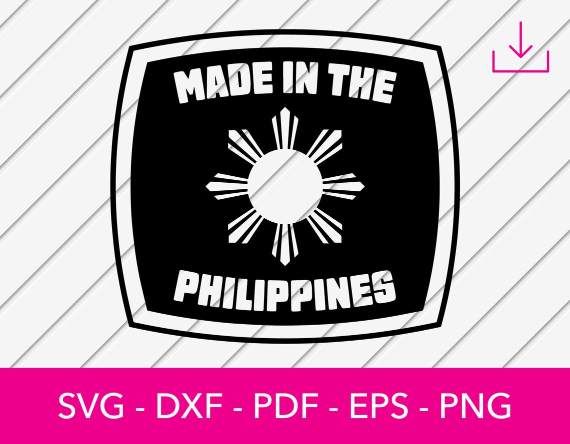 Made in the Philippines Svg Philippines Svg Filipino Svg | Etsy