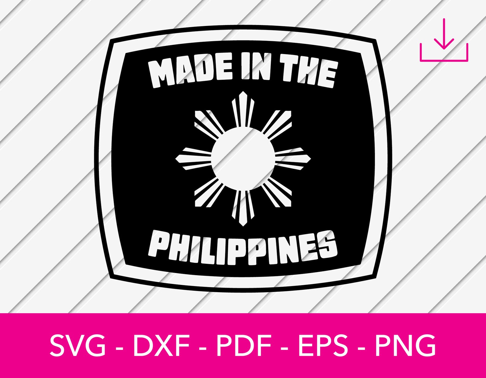 Made in the Philippines Svg Philippines Svg Filipino Svg | Etsy
