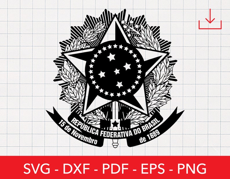 Brazil Svg Brazilian Flag Svg Seal of Brazil São Paulo - Etsy
