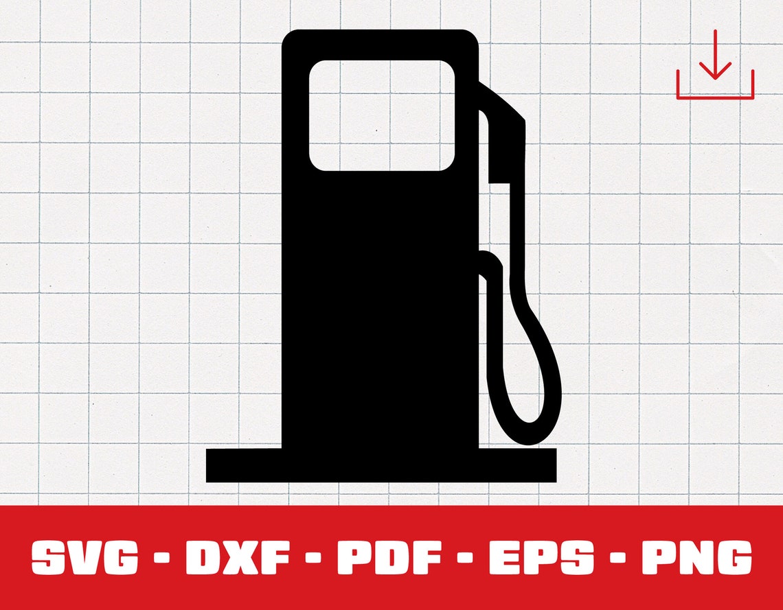 Gas Pump Svg Pump Logo Gas Icon Gasoline Symbol Vector - Etsy