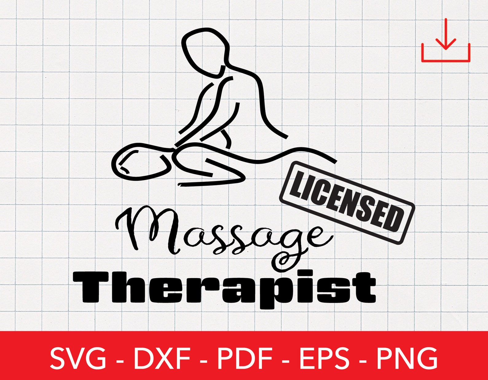 Licensed Massage Therapist Svg, Massage Svg, Masseuse Svg, Therapy Svg ...