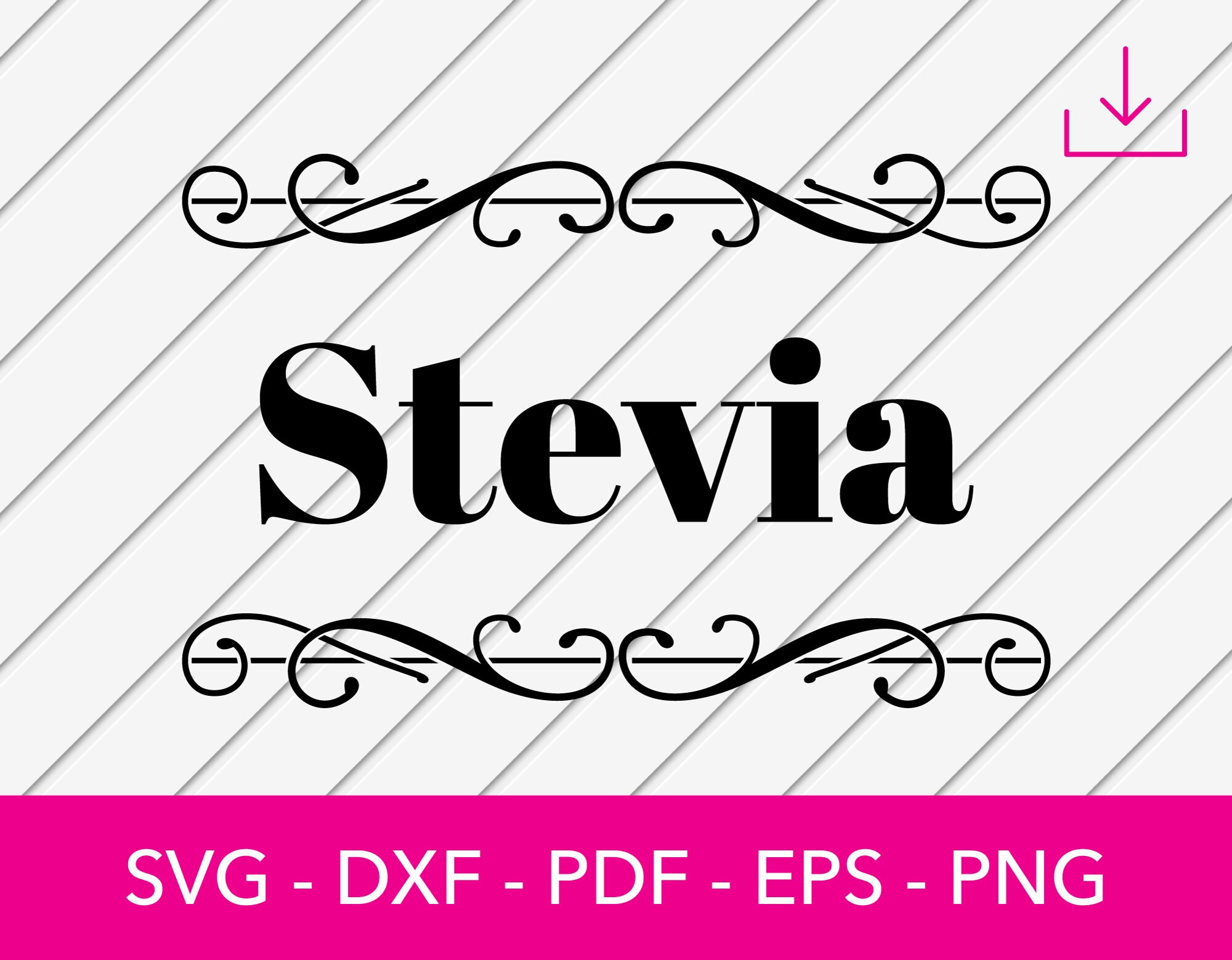 Stevia Label Svg Stevia Logo Svg Stevia Svg Kitchen Svg - Etsy