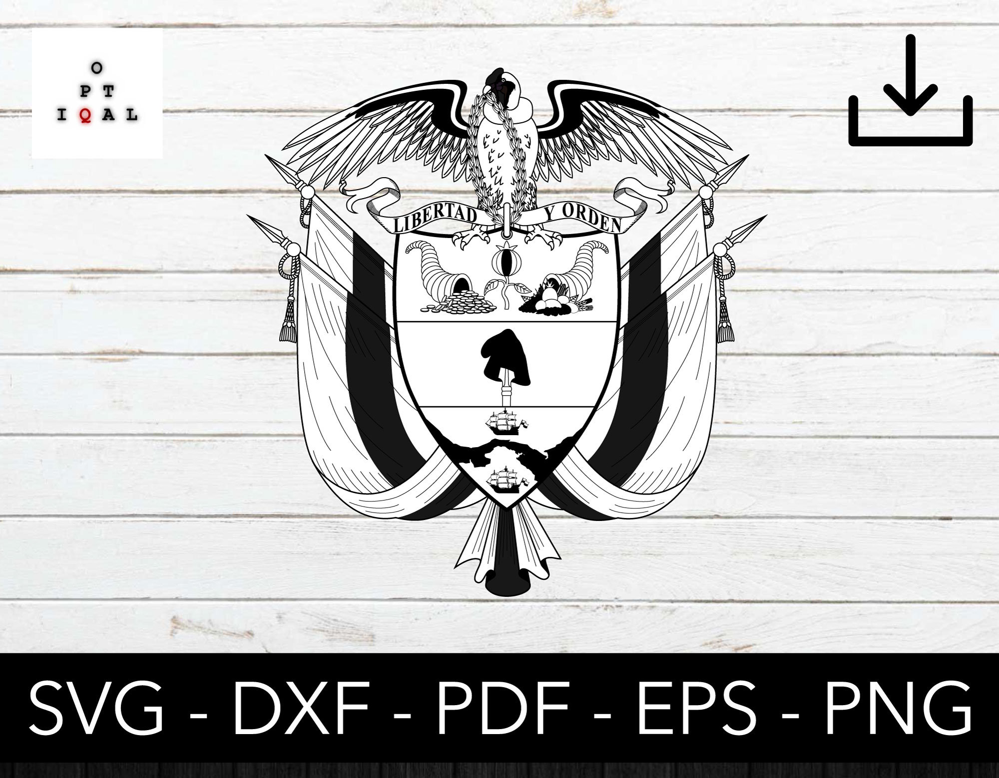 Colombian Crest Colombia Colombian Columbia Flag Map Shape | Etsy