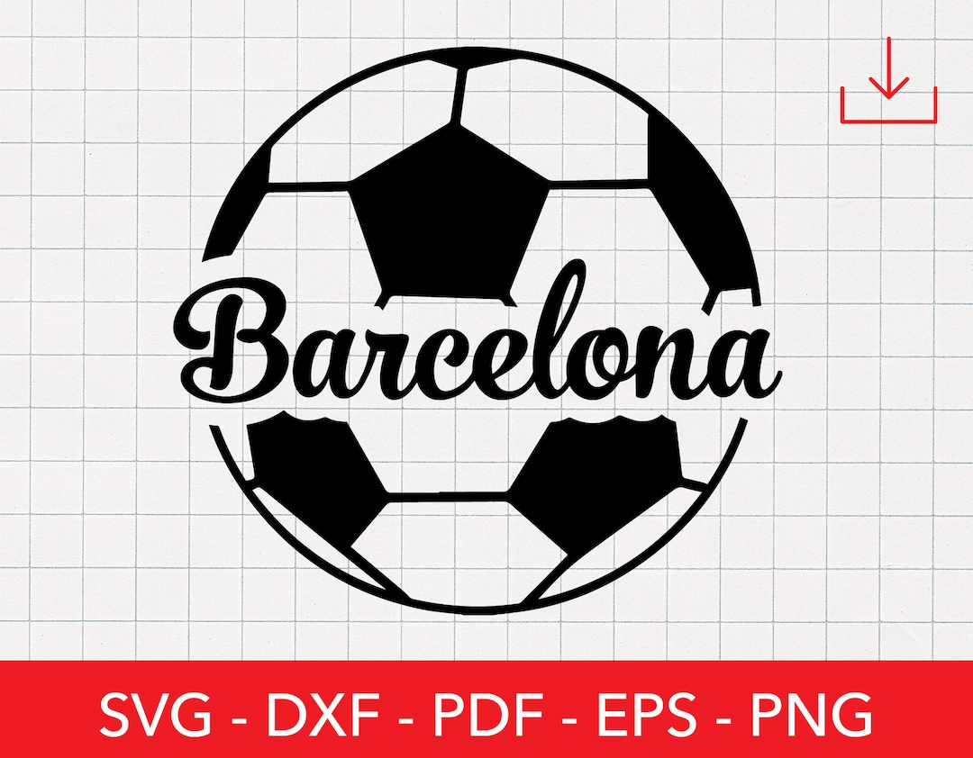 Barcelona Svg, Spain Soccer Png, Espana Football Sticker, Ball, Logo ...