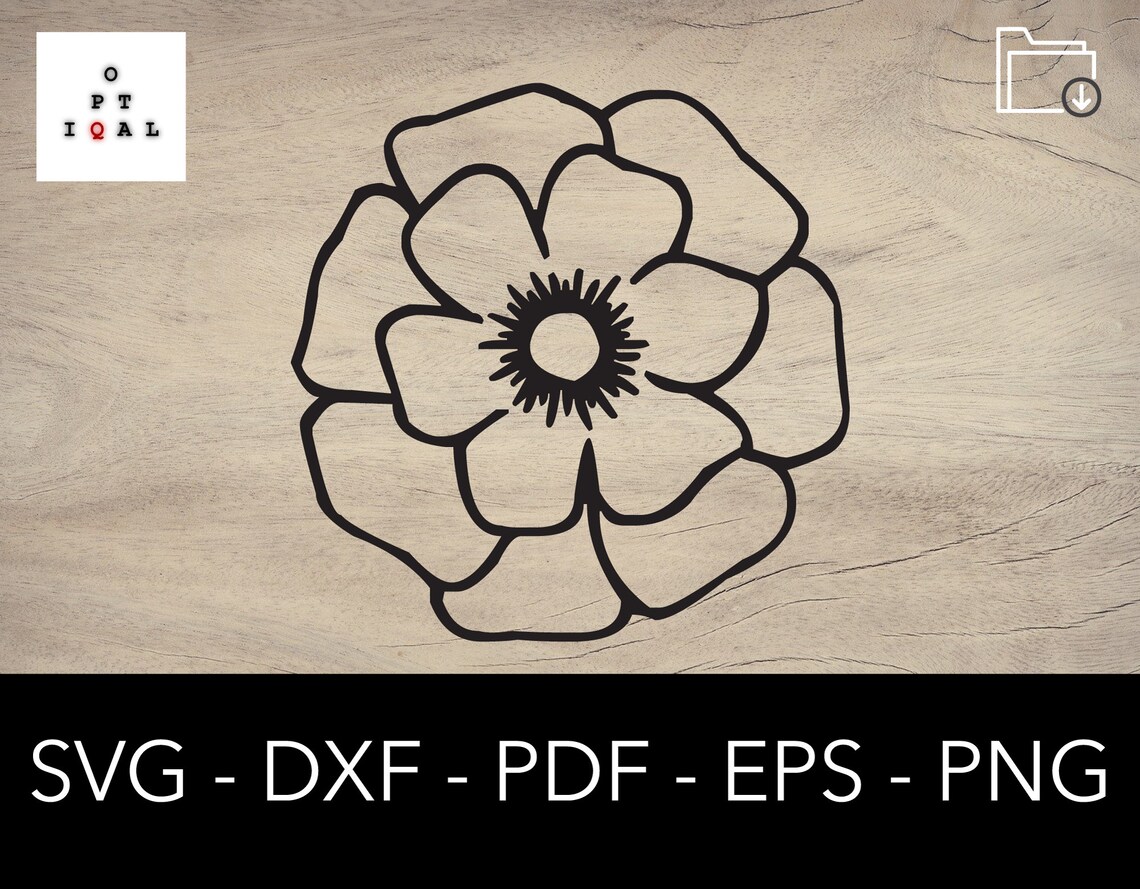 Flower Svg Garden Svg Flower Petals Svg Vector Shape - Etsy