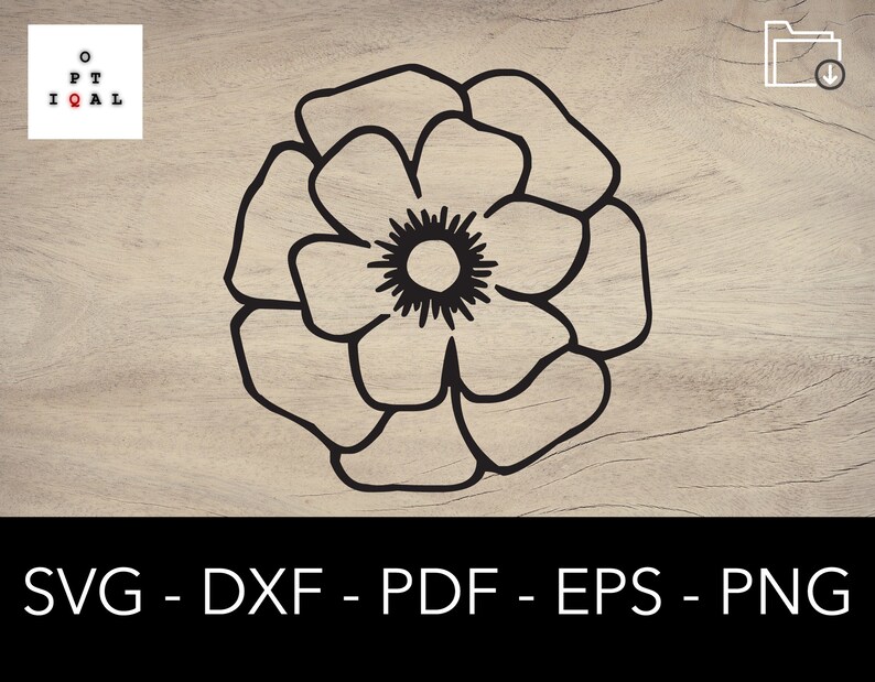 Flower Svg Garden Svg Flower Petals Svg Vector Shape - Etsy