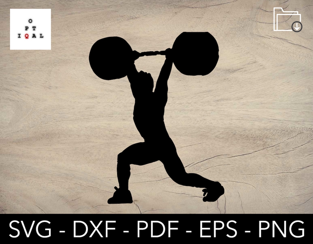 Powerlifting Svg, Gym Svg, Workout Svg, Crossfit Svg - Barbell Cut File ...