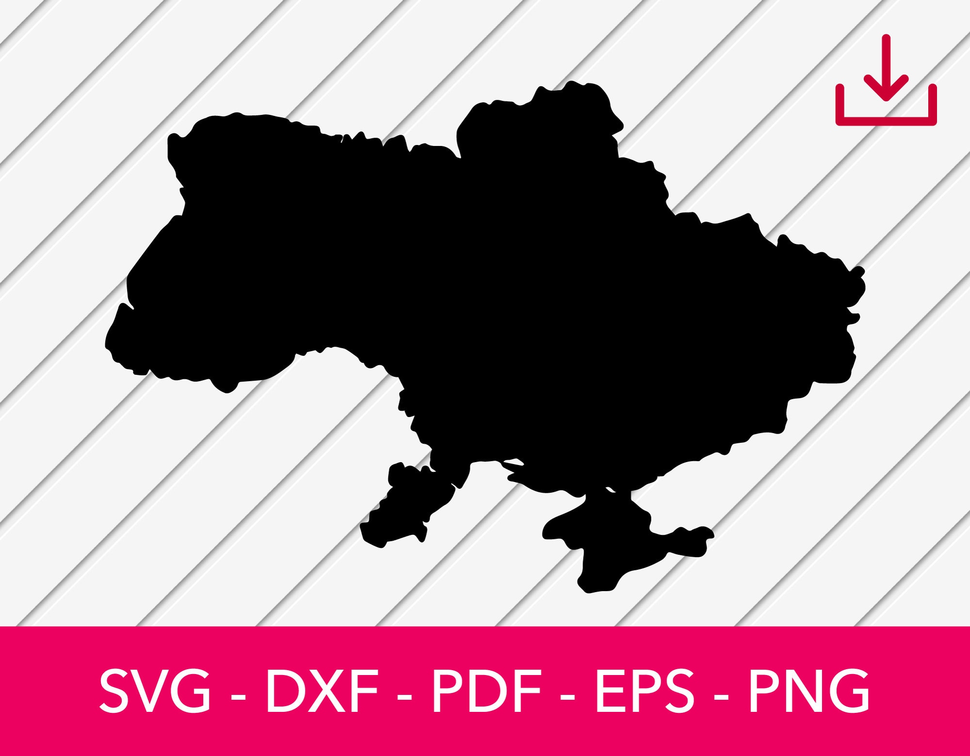 Ukraine Svg Ukraine Map Svg Ukraine Ukrainian Map Shape SVG - Etsy