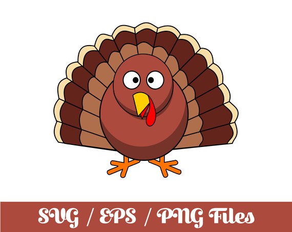 Turkey SVG Thanksgiving SVG Thanksgiving Turkey SVG | Etsy