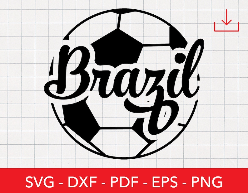 Brazil Svg Brazilian Soccer Png Brazil Sticker São Paulo - Etsy