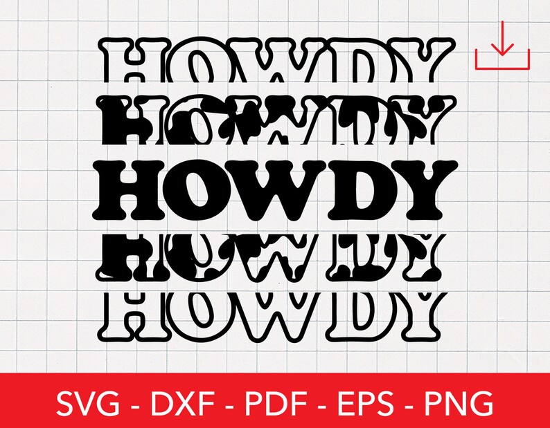 Howdy Svg Howdy Svg Sublimation Design Howdy Clipart Cow - Etsy