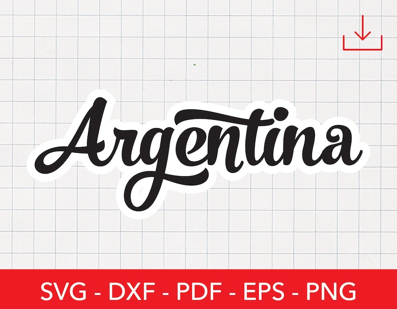 Argentina Svg Argentina Logo Png Argentine Sticker Buenos - Etsy
