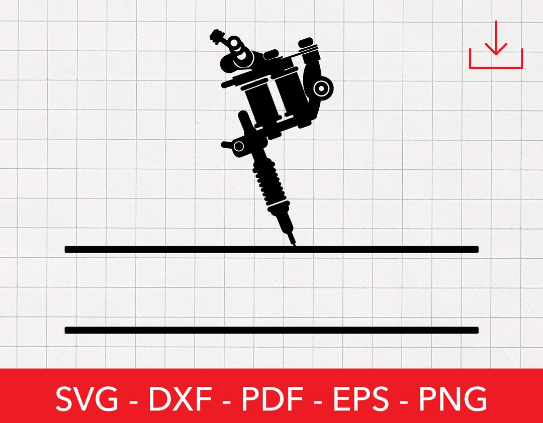 Tattoo Svg, Tattoo Ink Gun Clipart, Tattoo Fund Png, Tattoo Artist ...