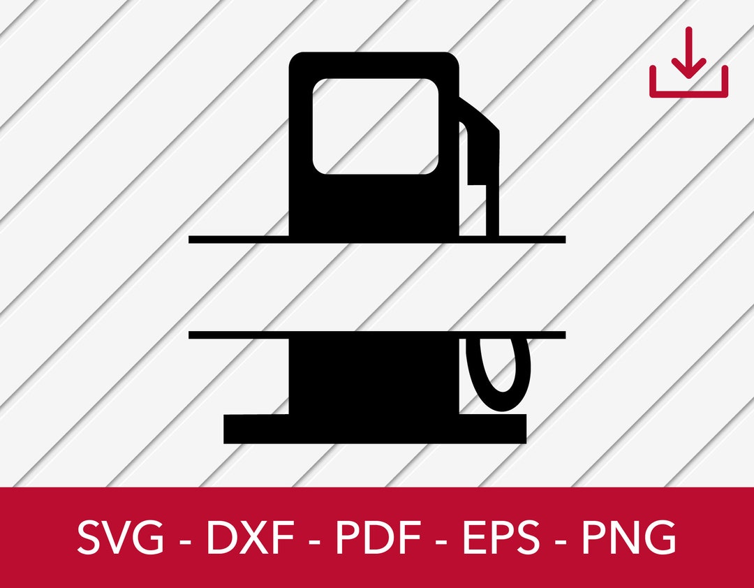 Gas Pump Svg, Pump Logo, Gas Icon, Gasoline Symbol, Vector Shape, Decal ...