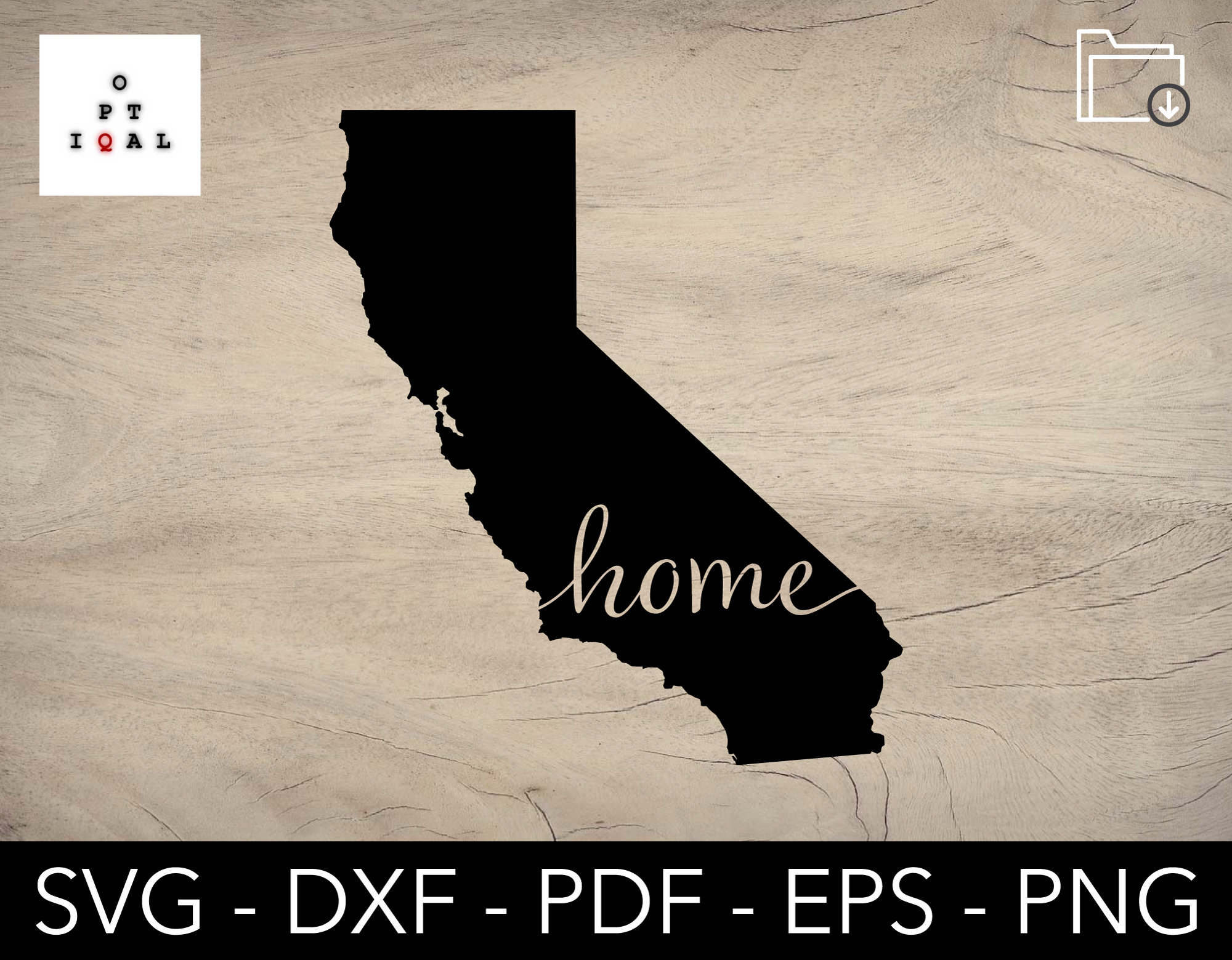 California Home Svg, California Map Shape Svg, Los Angeles, Sticker ...