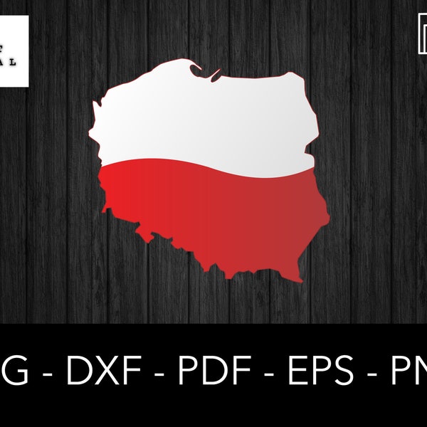 Poland Map Svg - Etsy