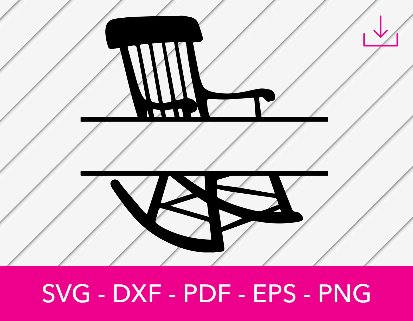 Rocking Chair Frame Svg Retiree Svg Retirement Svg Porch | Etsy