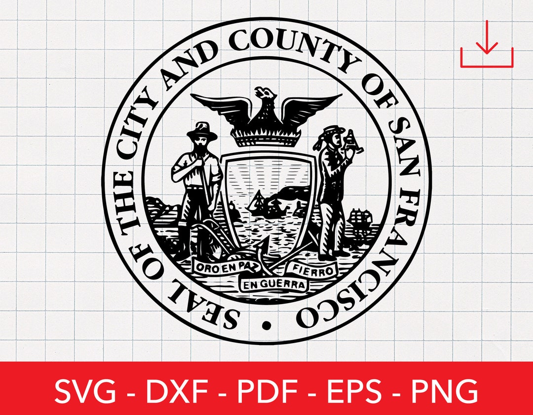 San Francisco Svg, San Francisco Flag City, California Clipart, Crest ...