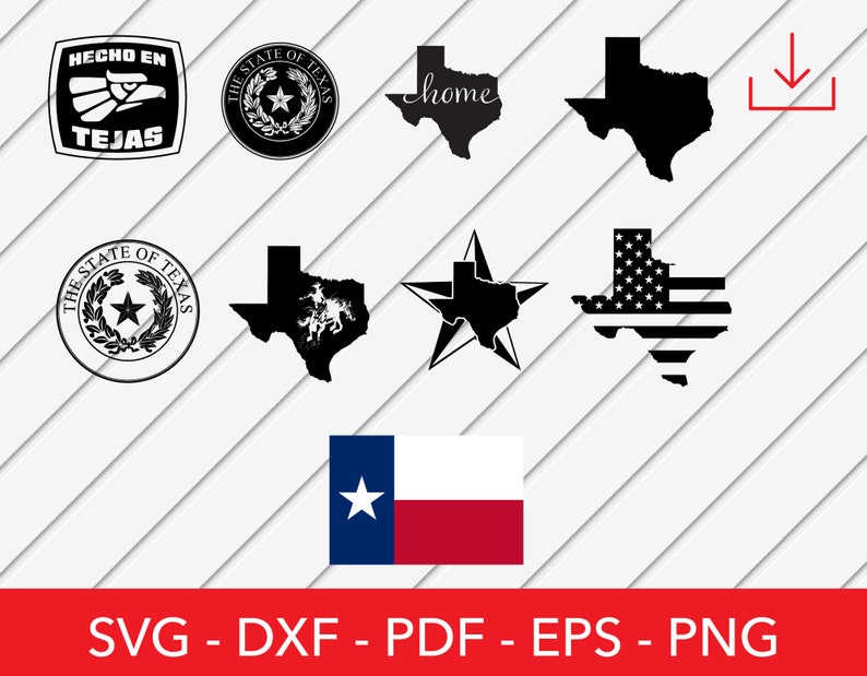 Texas Svg, Svg Bundle, Texas Flag, Texas State Seal, Texas Map, Tdcj ...