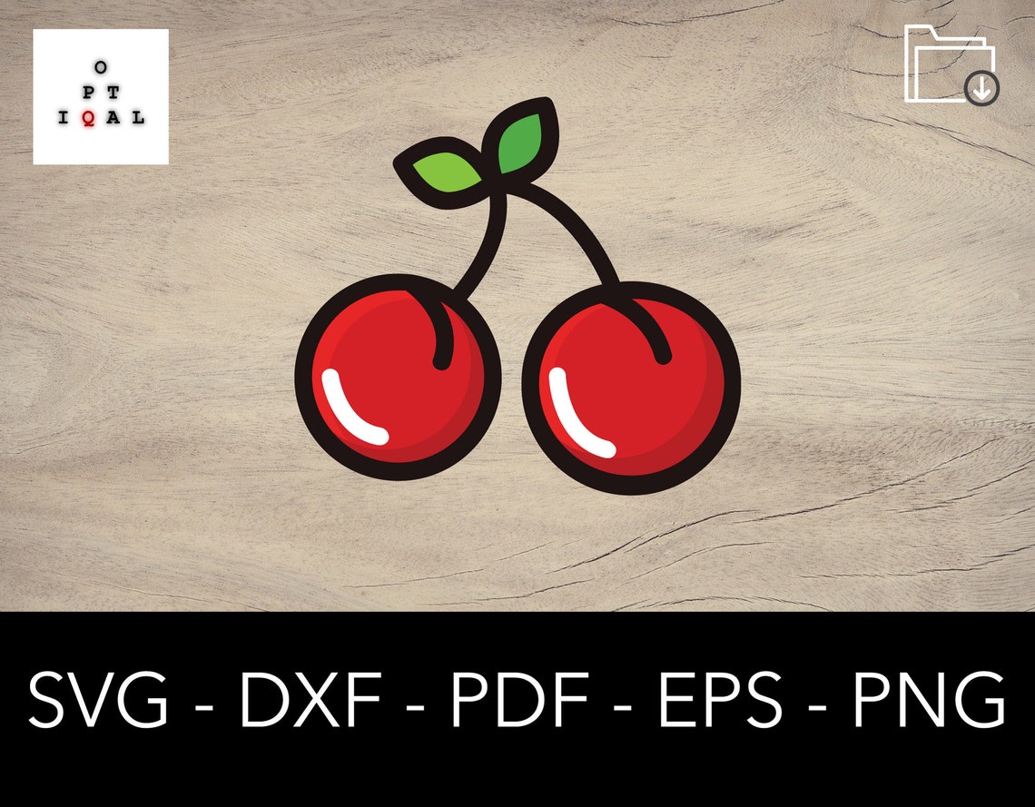 Slot Machine Svg, Cherry Png, Cherries Clipart, Fruit Logo, Food Decal ...