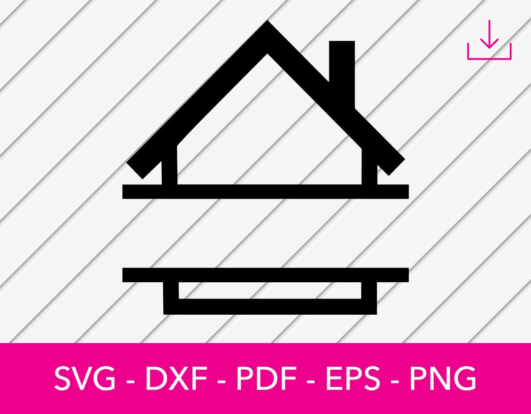 House Split Frame Svg, House Svg, Real Estate Svg, Home Svg, House ...