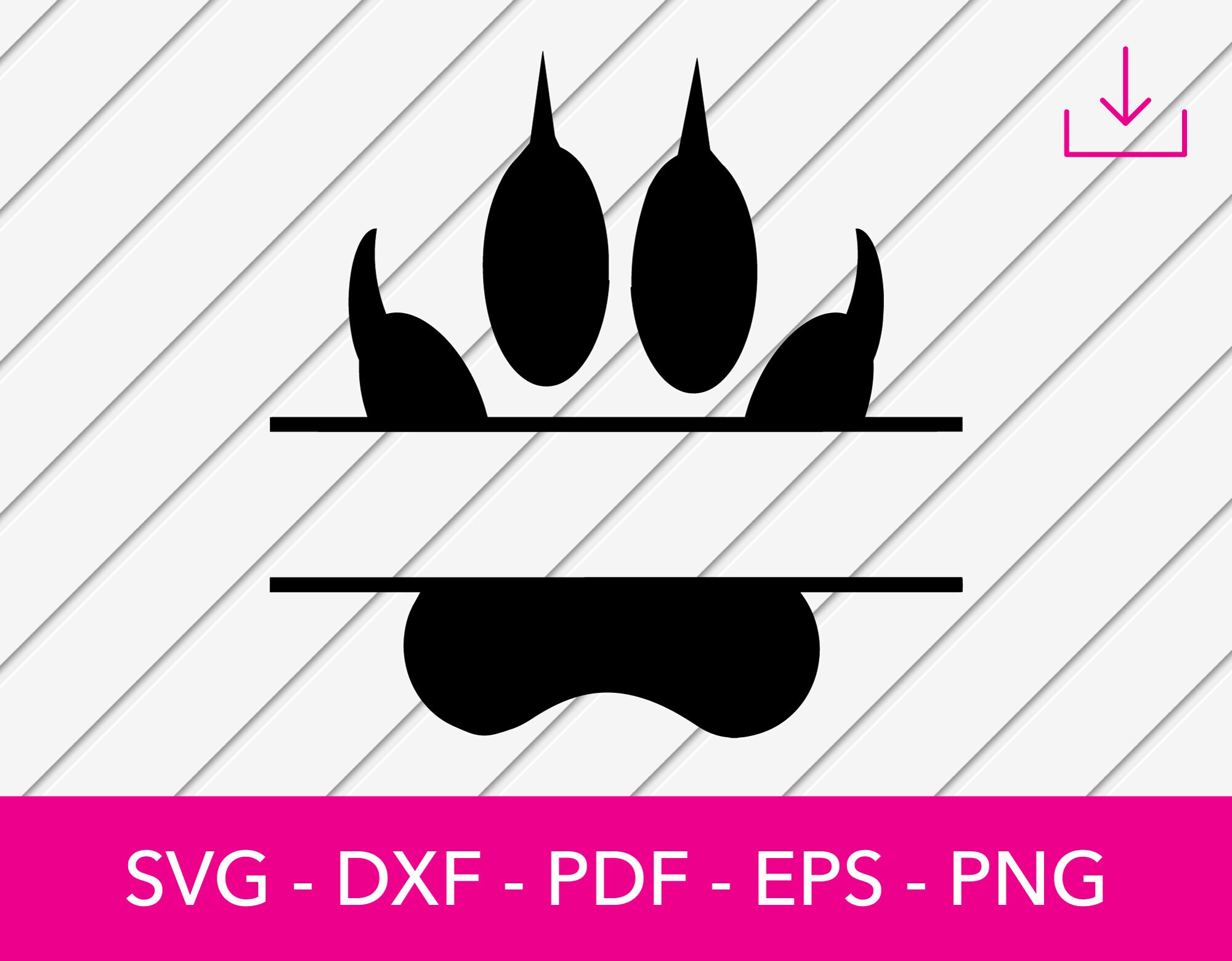 Wolf SVG Wolf Paw SVG Dog Paw SVG Wolf Clipart Wolf | Etsy