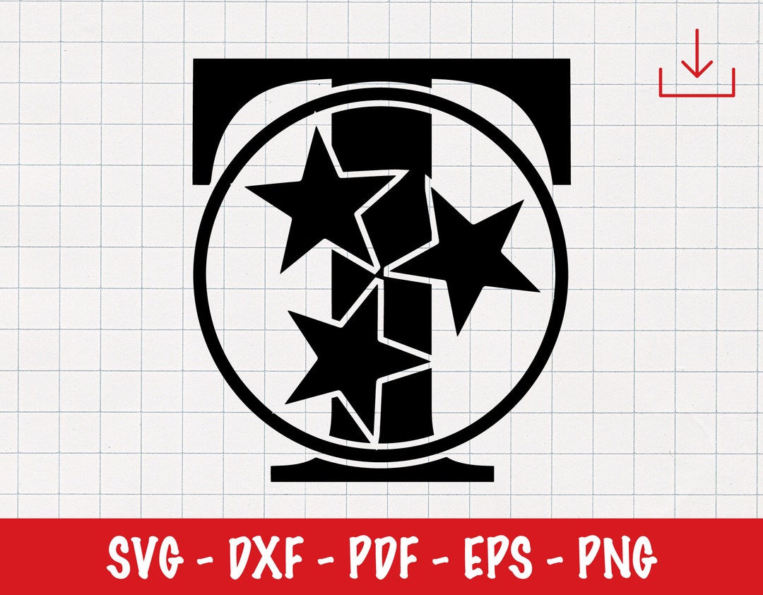 Tennessee Svg, Tristar, State Emblem, Flag Png, Cricut File, Nashville ...