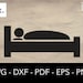 Bed Svg, Sleeping Png, Sleep Vector, Nap Icon Logo, Vacancy Sign Decal ...