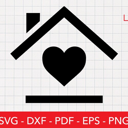 Realtor Real Estate Roof Heart SVG DXF Png Cut Realtor Roof - Etsy