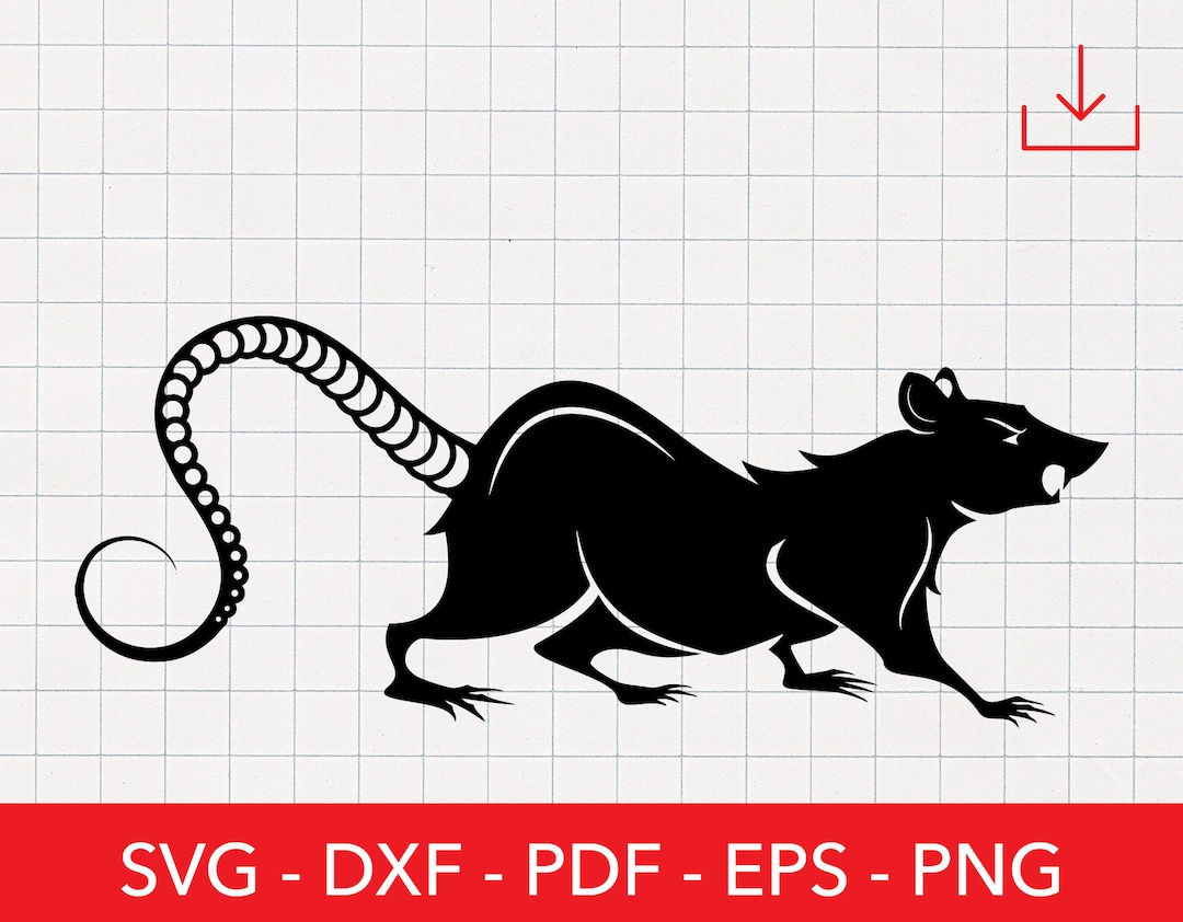 Rat Svg, Mouse Svg, Rodent Svg, Vermin Svg, Animal Svg, Logo Decal ...