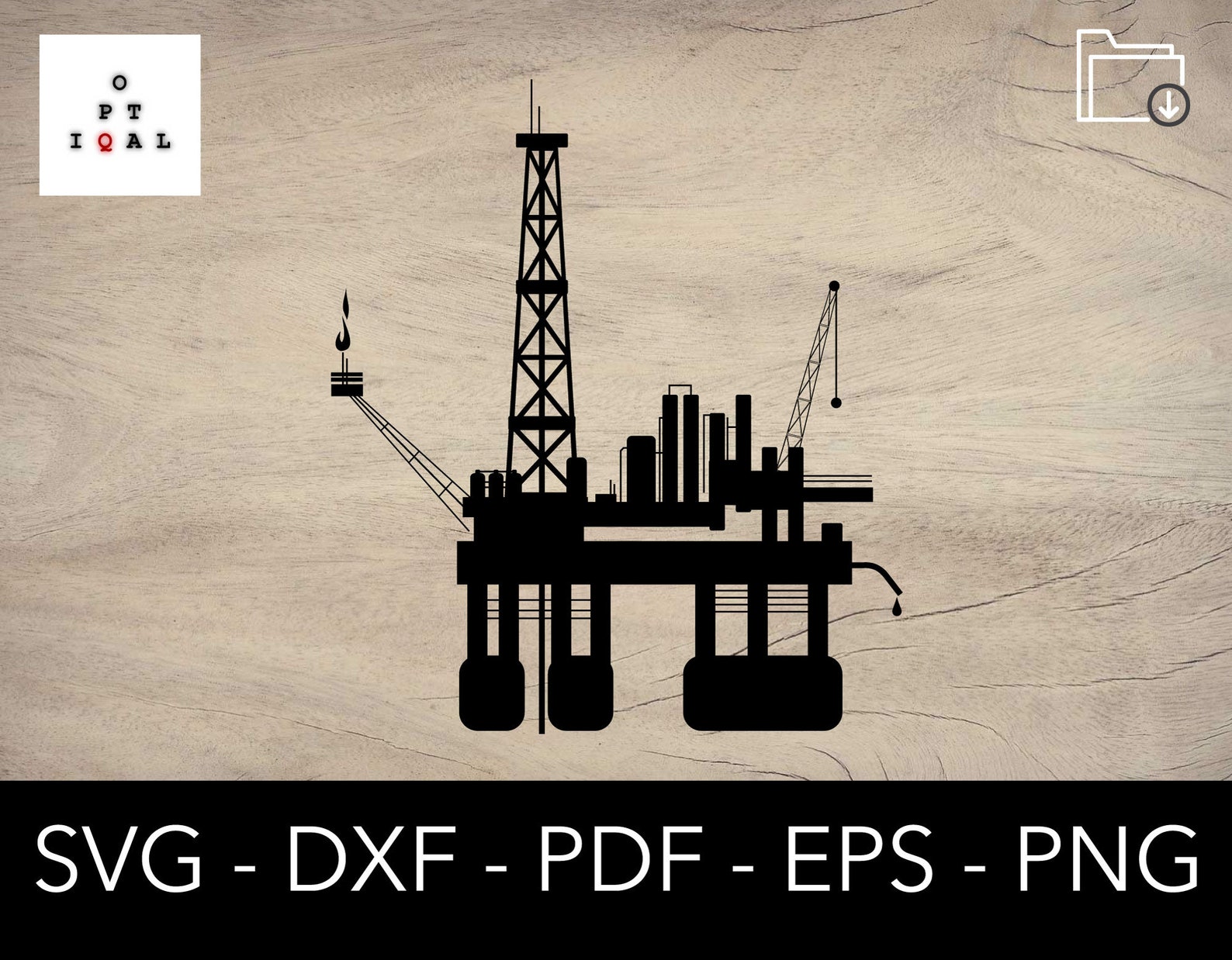 Oil Rig Svg Oil Platform Svg Oil Pump Gasoline Symbol - Etsy