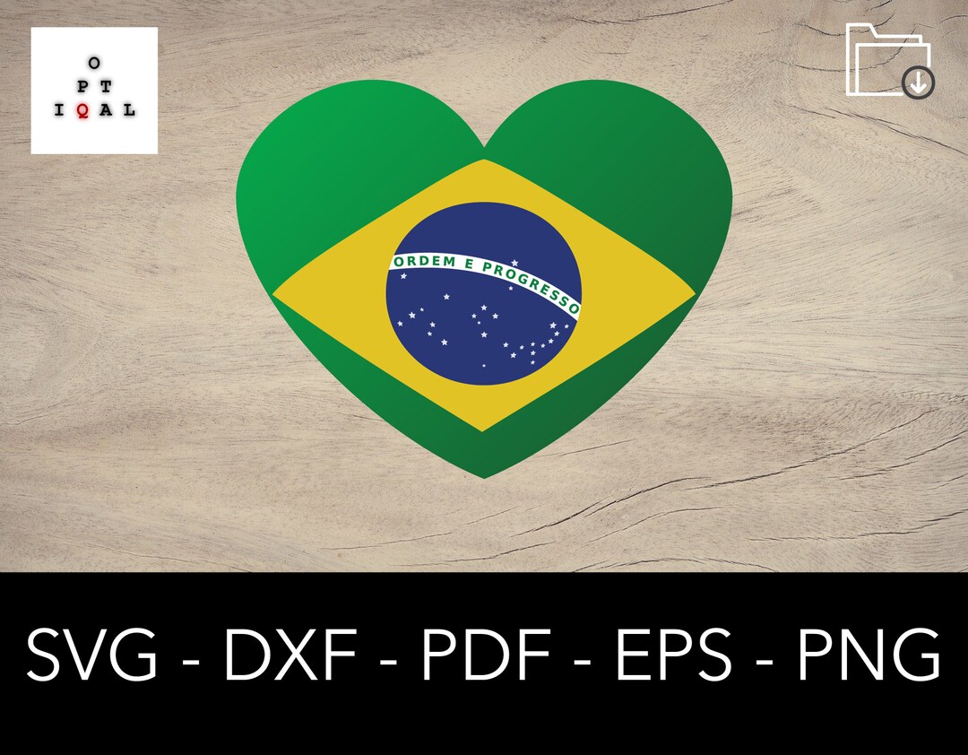 Brazil Svg, Brazilian Heart Png, Country Heart Shape Logo, Rio Vector ...