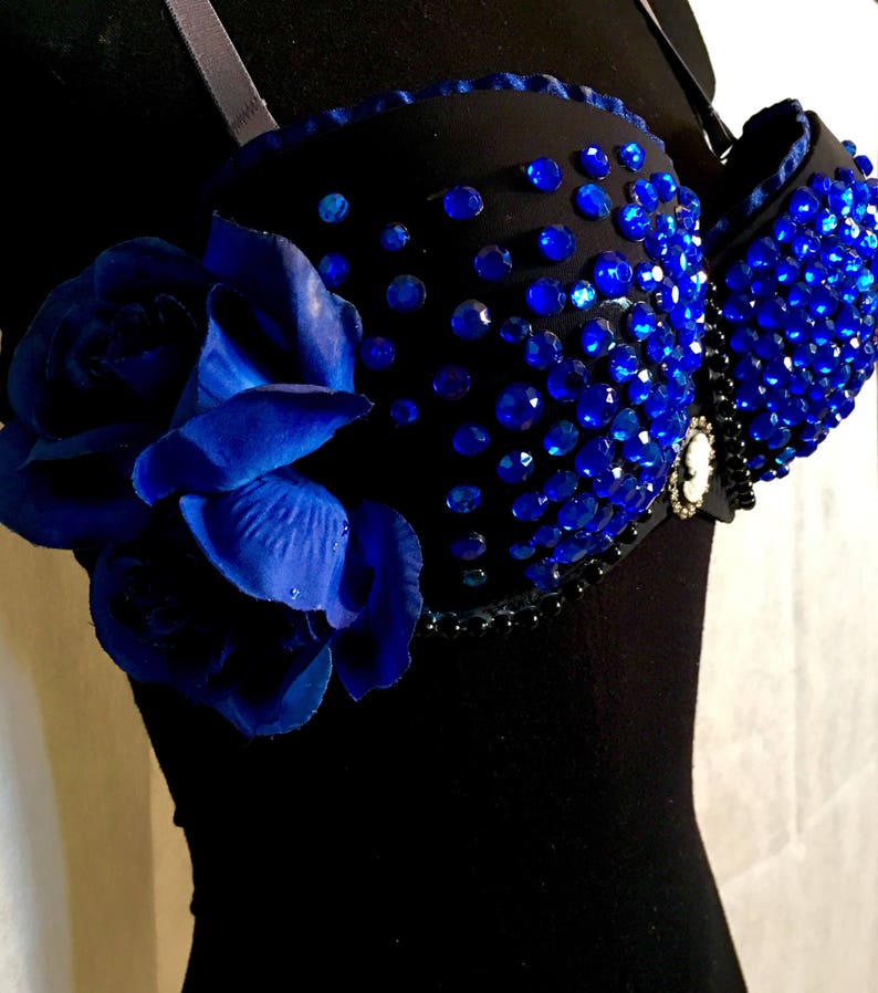Day of the Dead Rave Bra - Etsy