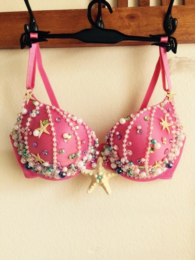 Mermaid Bra Rave Bra Costume/ Rave Bra - Etsy