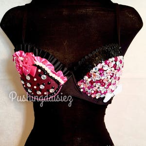 Hot Pink Hot Minnie Rave Bra - Etsy