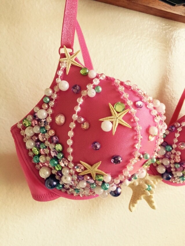 Mermaid Bra Rave Bra Costume/ Rave Bra - Etsy