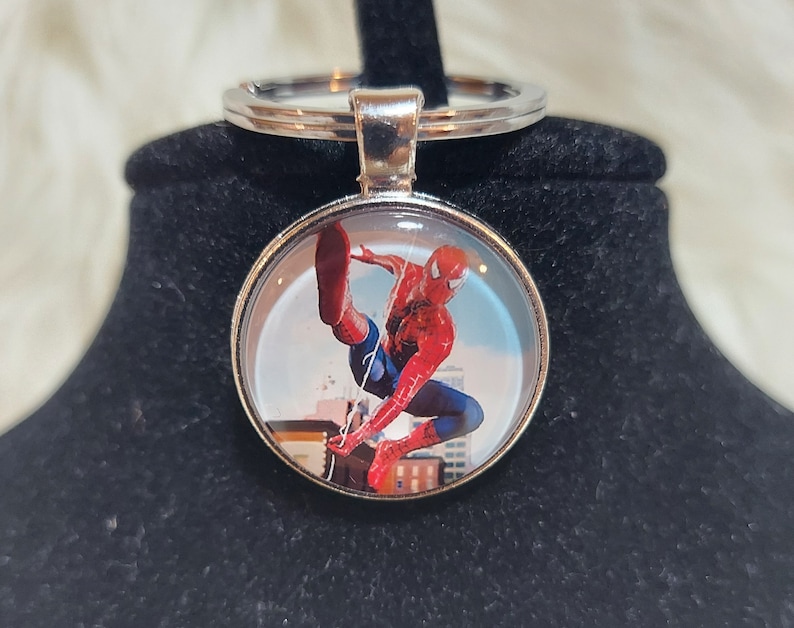 Avengers Spider-man Metal Key Chain - Etsy
