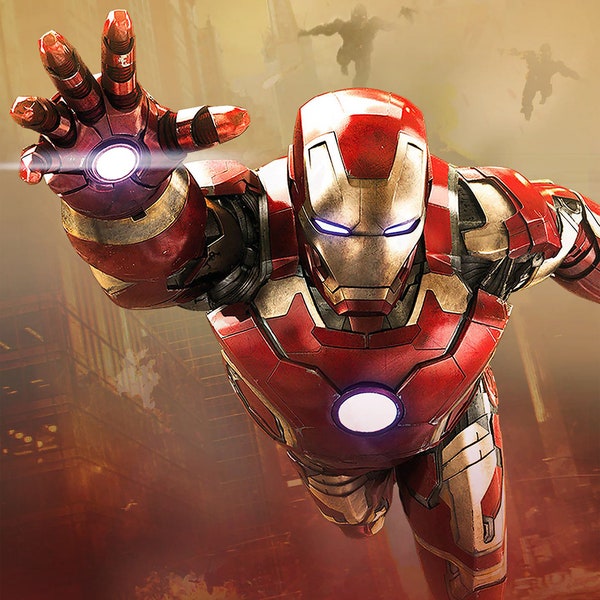 Iron Man Fabric - Etsy