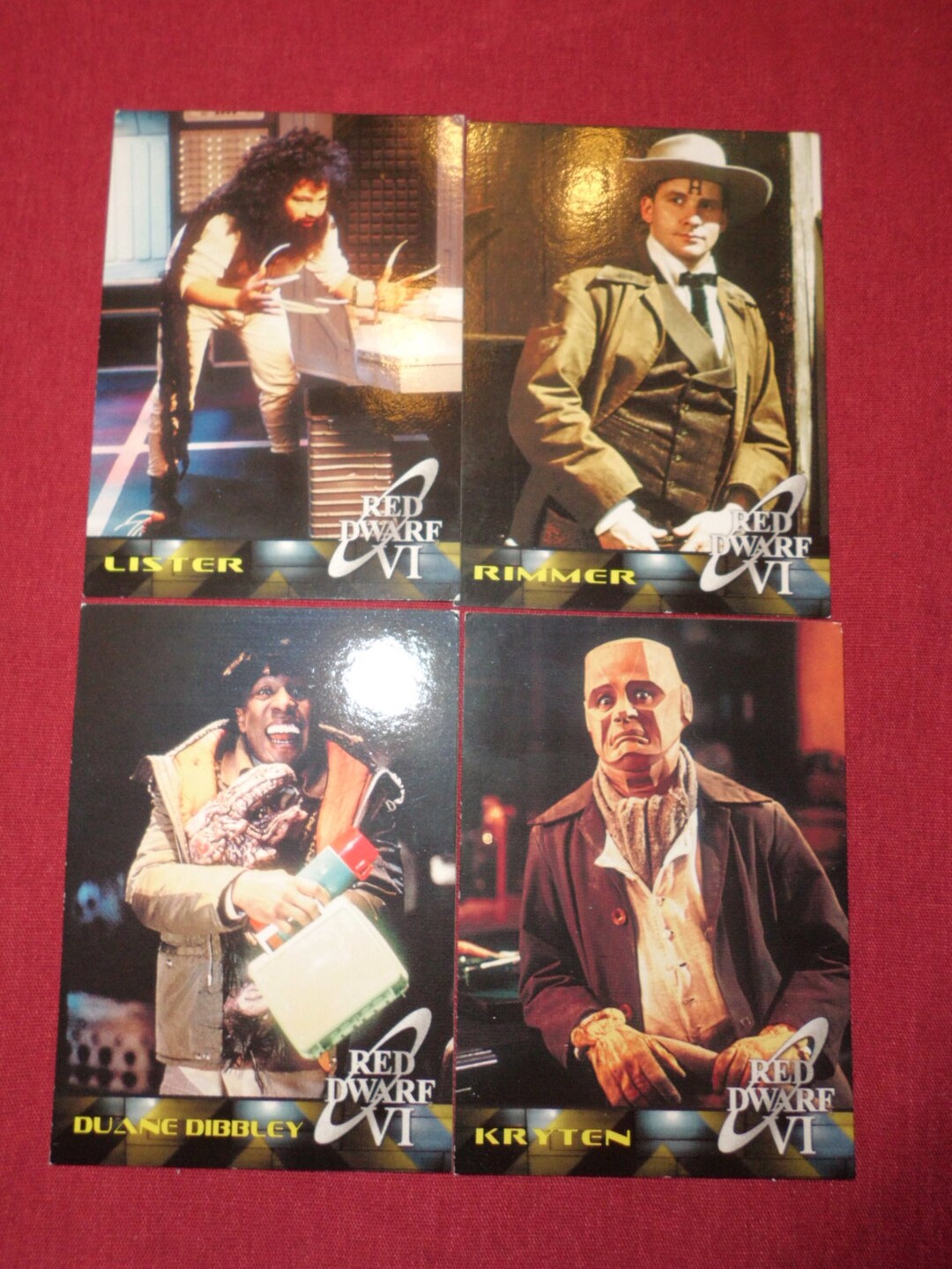 Red Dwarf Season 6 DVD 4 Card Promo Set - Etsy UK