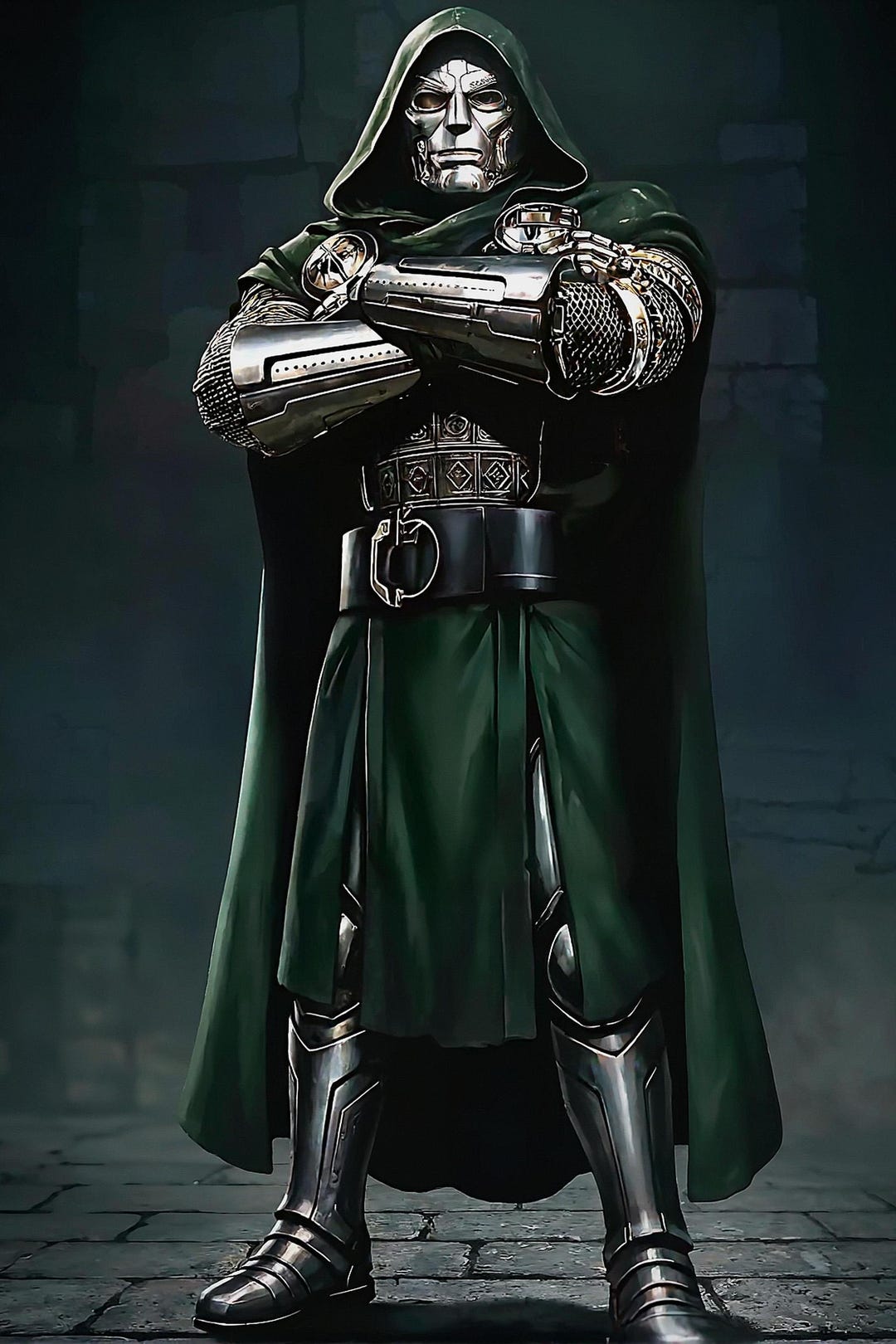 Doctor Doom Vinyl Coated Canvas Fabric Poster 24 X 36 Inches - Etsy
