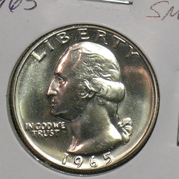 1965 Washington Quarter - Etsy
