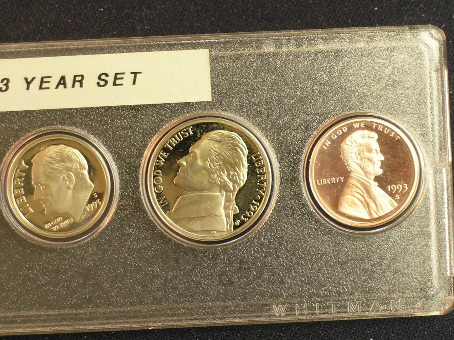 1994 Proof Coin Year Set Vintage 5 coin set Luster | Etsy