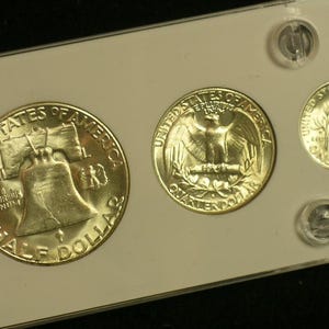 1952 S Brilliant Uncirculated Coin Year Set - White Capital Holder ...