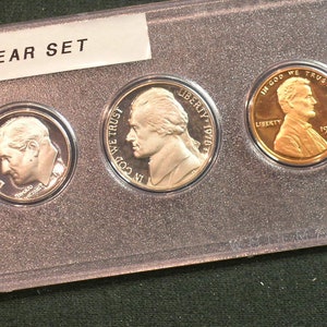 1978 Choice Proof Coin Year Set - Vintage 5 Coin Set Luster -- Birth ...