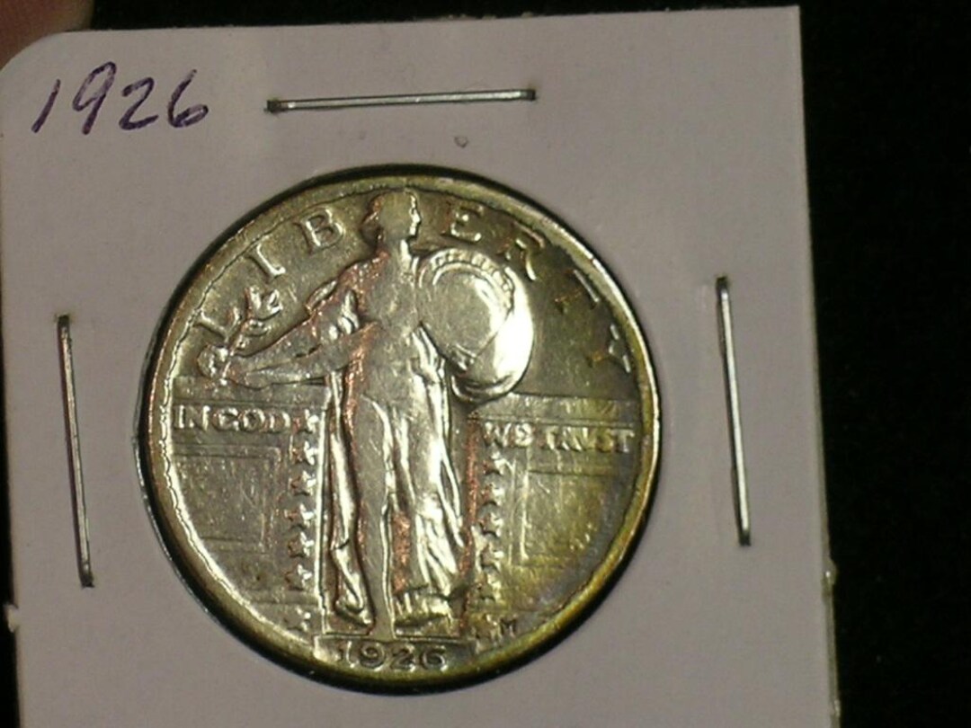1926 High Grade Standing Liberty Quarter - (AF12-99) Beautiful Type ...